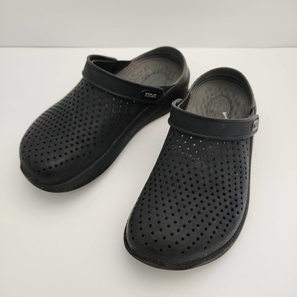 CROCS | Shoes | Crocs Literide Clogs Slip On Water Shoe Perforated ...